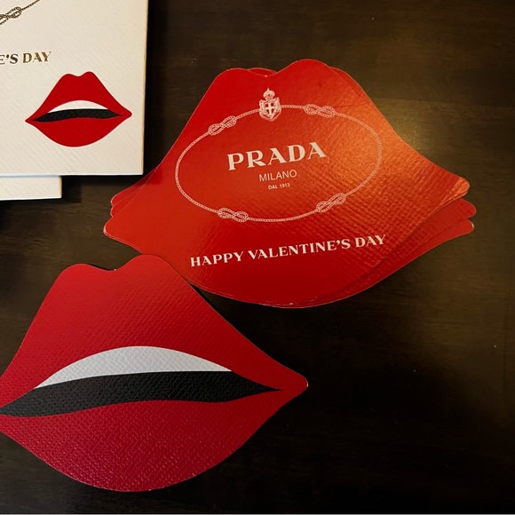 Prada | Office | Prada Valentines Day Cards Limited Edition Rare | Poshmark